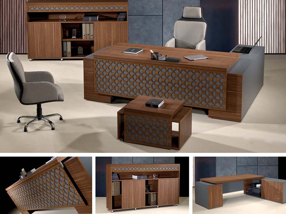 Vizyon Office Furniture - ARVA EXECUTIVE DESK SET