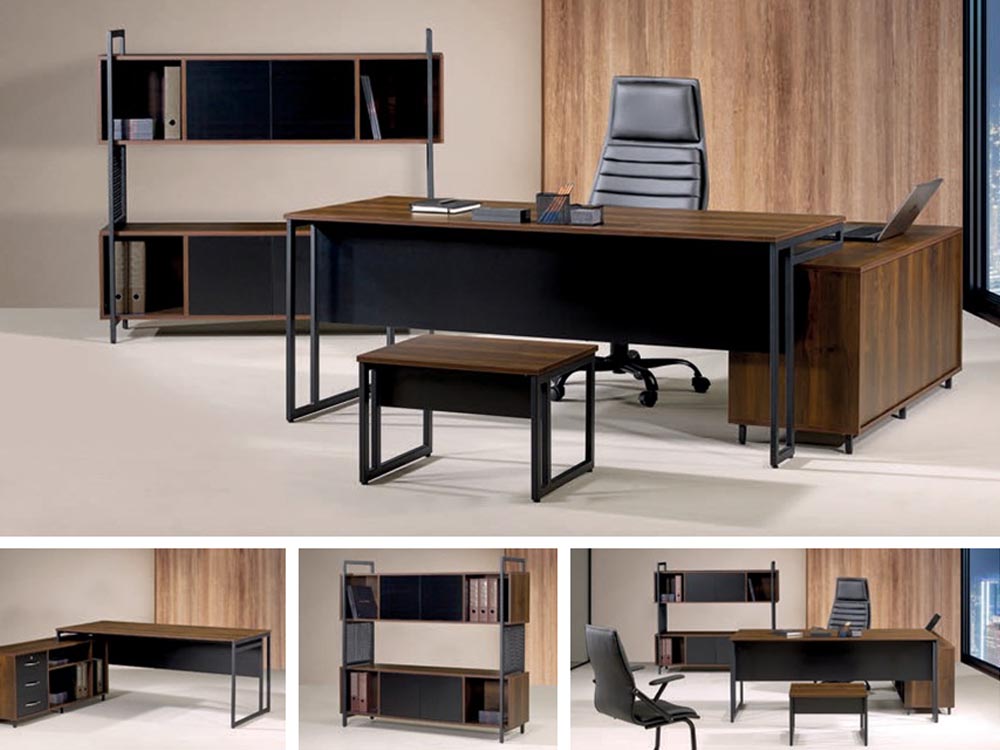 Vizyon Office Furniture - BELIZA EXECUTIVE DESK SET