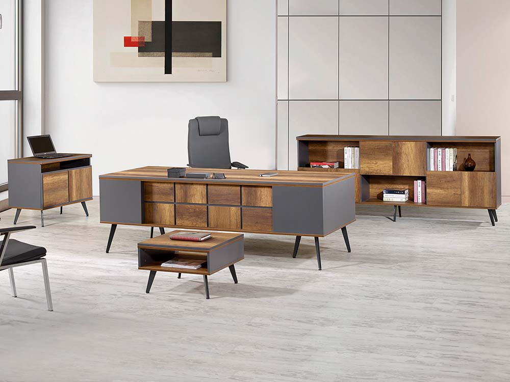 Vizyon Office Furniture - DOMINO EXECUTIVE DESK SET