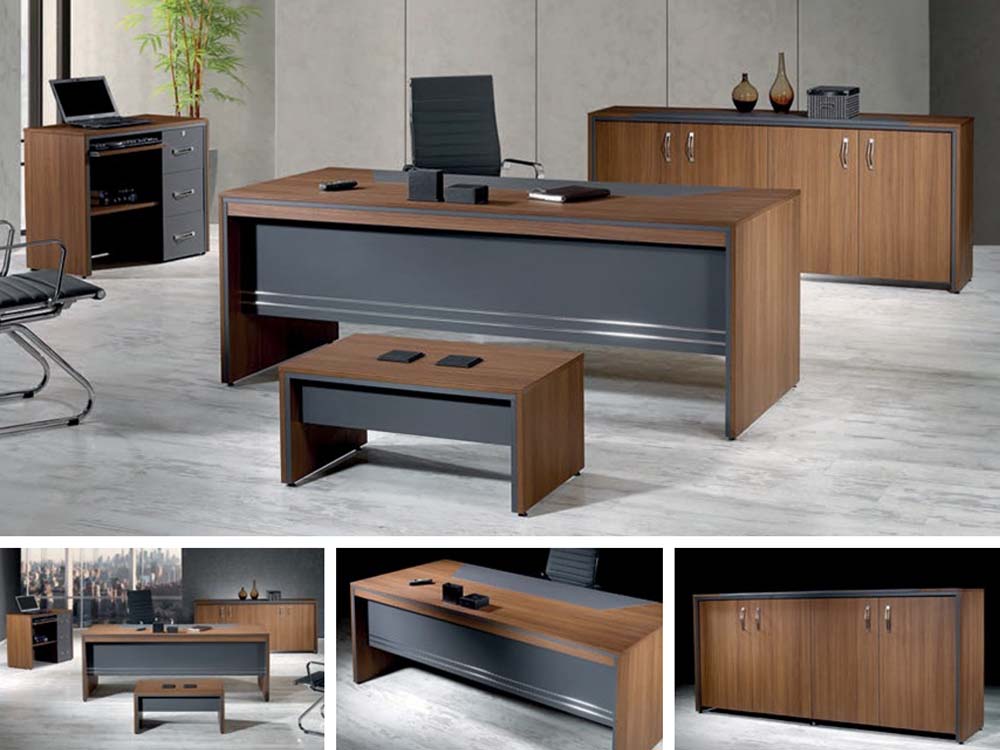 Vizyon Office Furniture - SANSA EXECUTIVE DESK SET