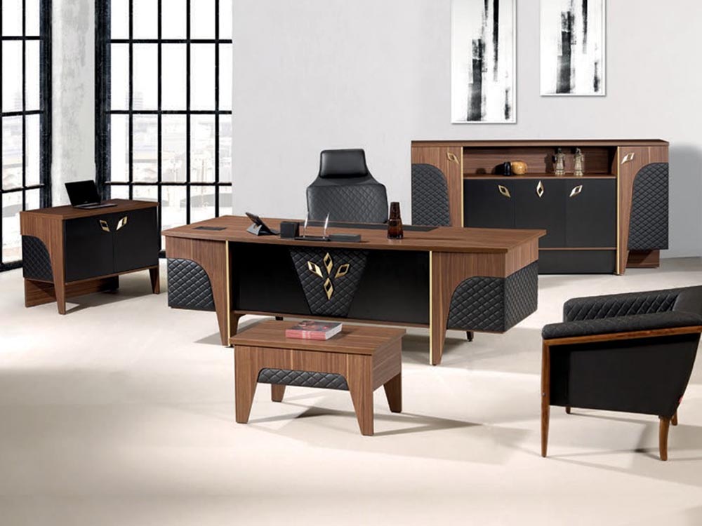 Vizyon Office Furniture - VERONI EXECUTIVE DESK SET